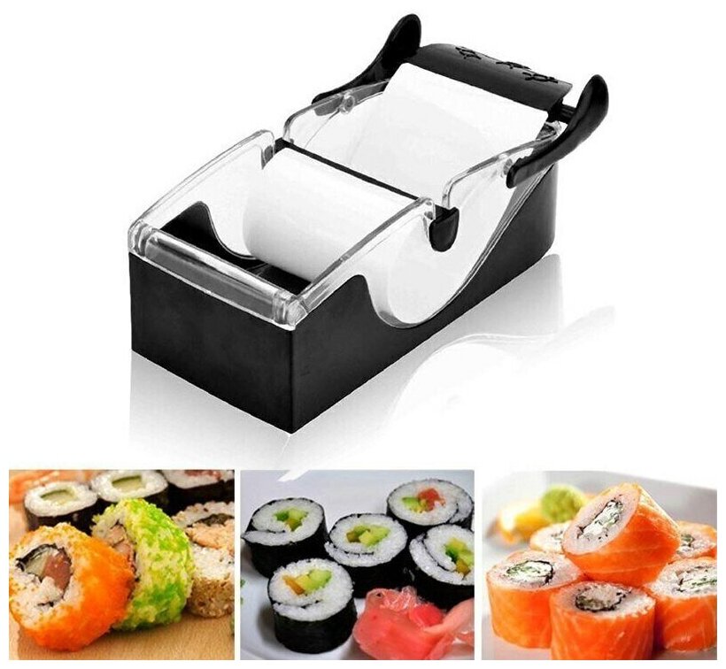 Машинка для приготовления роллов дома. Прибор для скручивания и закручивания запеченные/горячие роллы. Аппарат для суши.