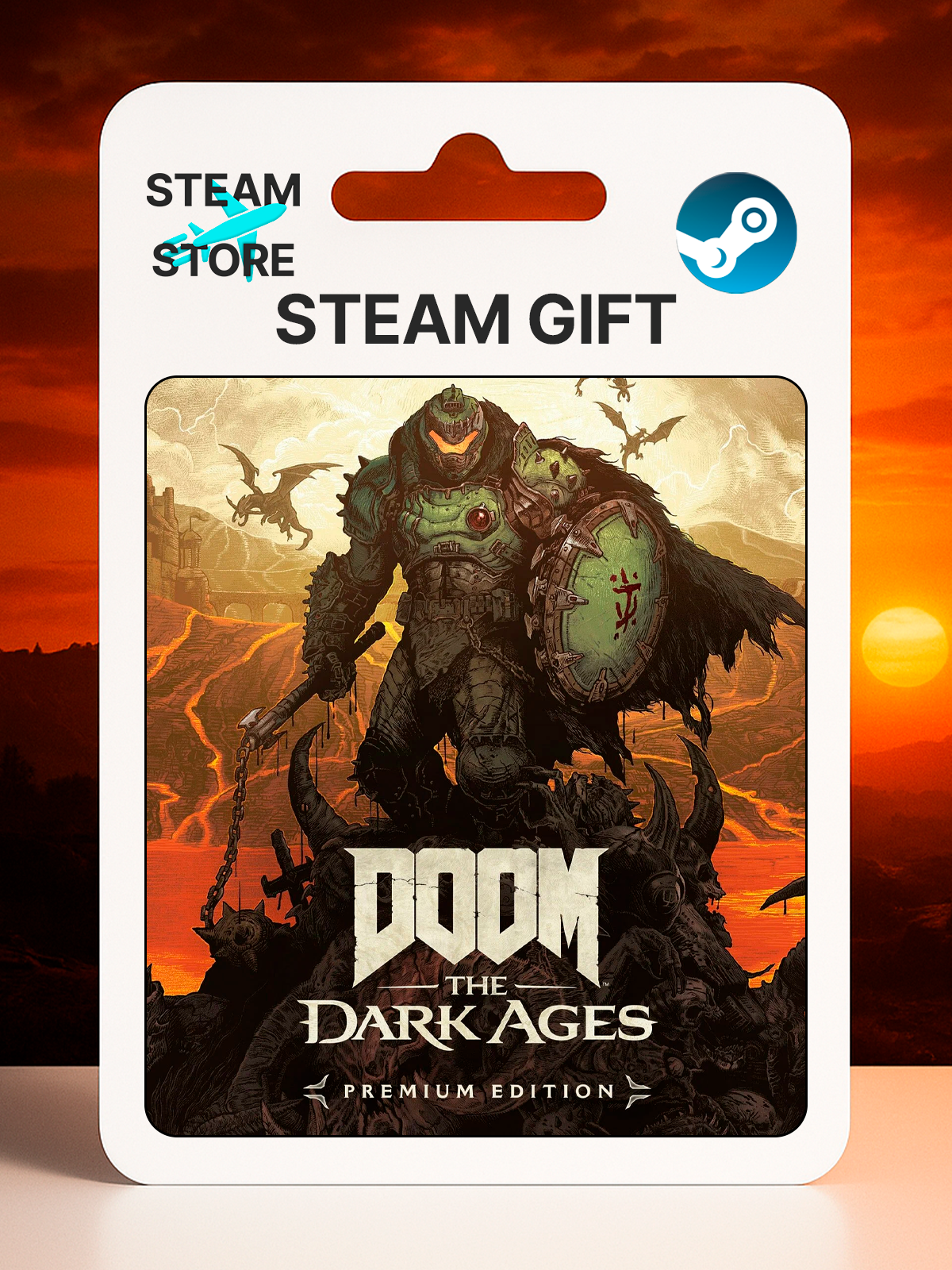 Игра DOOM: The Dark Ages - Premium Edition | Steam Gift PC/ПК | регион Китай | Подарок Стим