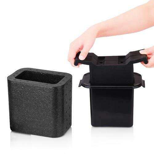 Кристалл прозрачный ледяной пресс хоккейный пресс сферический лоток пресс пузырьки лед машина бриллиантовый череп ледяной ящик