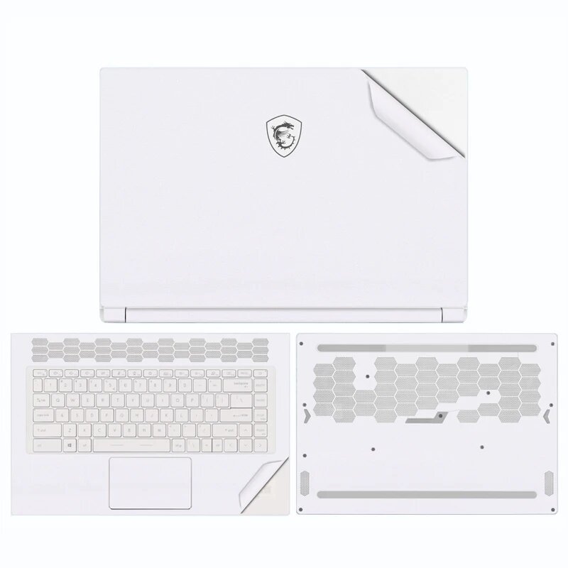 Кожаный чехол для ноутбука MSI Katana 15 HX B14W/Katana 17 HX B14W виниловый чехол с перекрестным вырезом без остатков