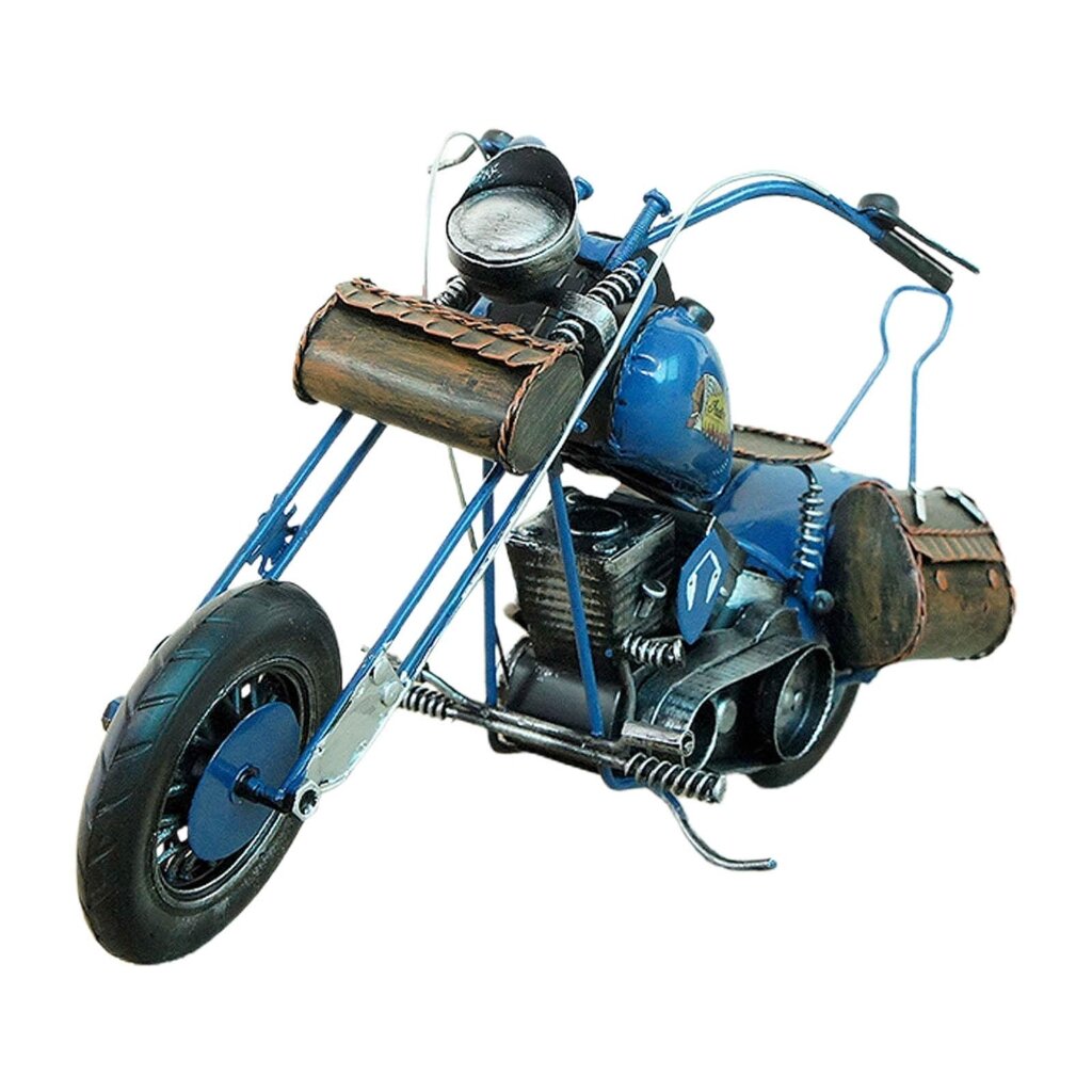 Модель мотоцикла ретро украшение для дома ручной работы уникальные подарки металлические поделки декор для стола подарок на Рождество