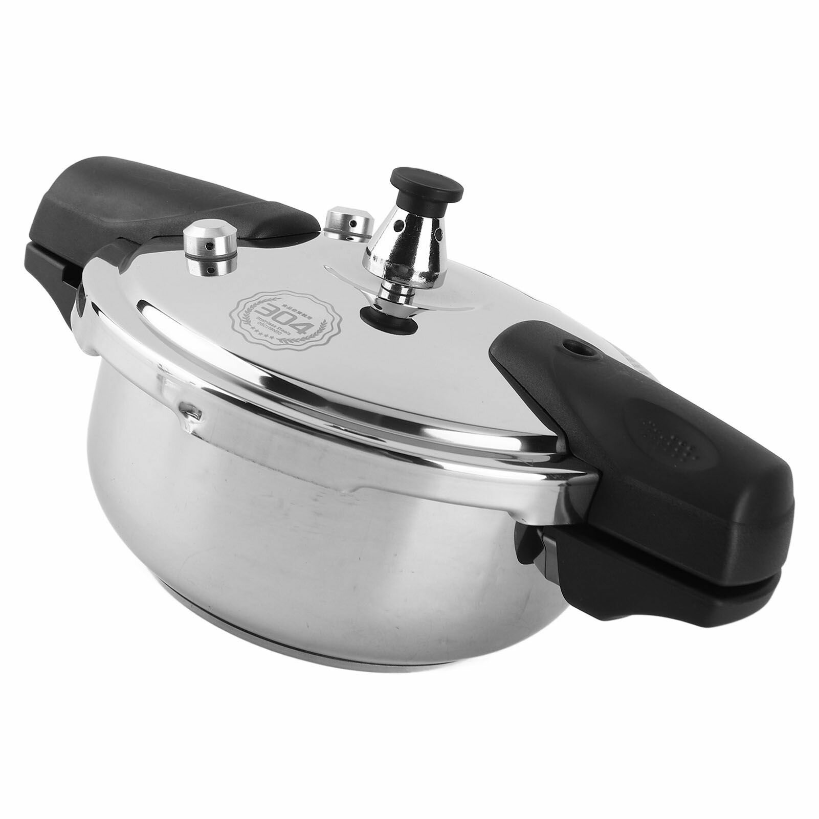 Мини-скороварка из нержавеющей стали, безопасная взрывозащищенная скороварка 1,8 л, 1,8 литра, кастрюля с головой устричной рыбы для газовой плиты, индукционная плита