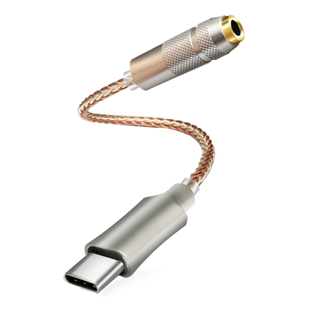 Адаптер USB C-3,5 мм с Цифровым Слуховым Декодированием TPC, Усилитель Для Наушников для Любителей Музыки
