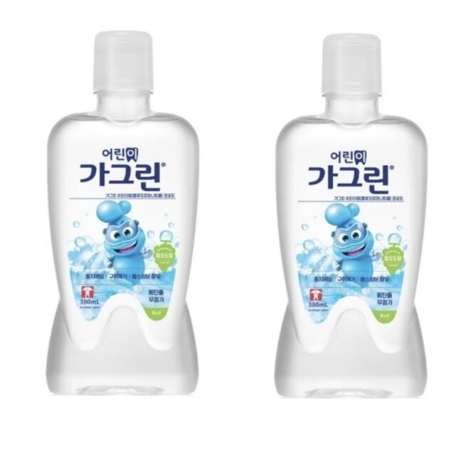 Ополаскиватель Garglin для полости рта Kids Care Grape, детский, с экстрактом винограда, 380 мл, 2 шт