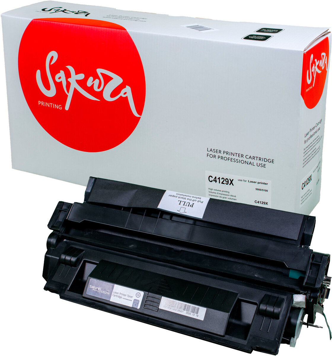 Картридж SAKURA C4129X (29X) черный для HP LJ 5000/ 5100 совместимый (10K) (SAC4129X)