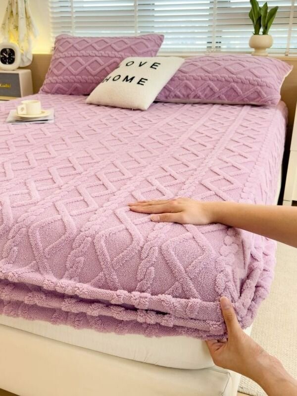 IKEA Наматрасник 90x200х20см сиреневый