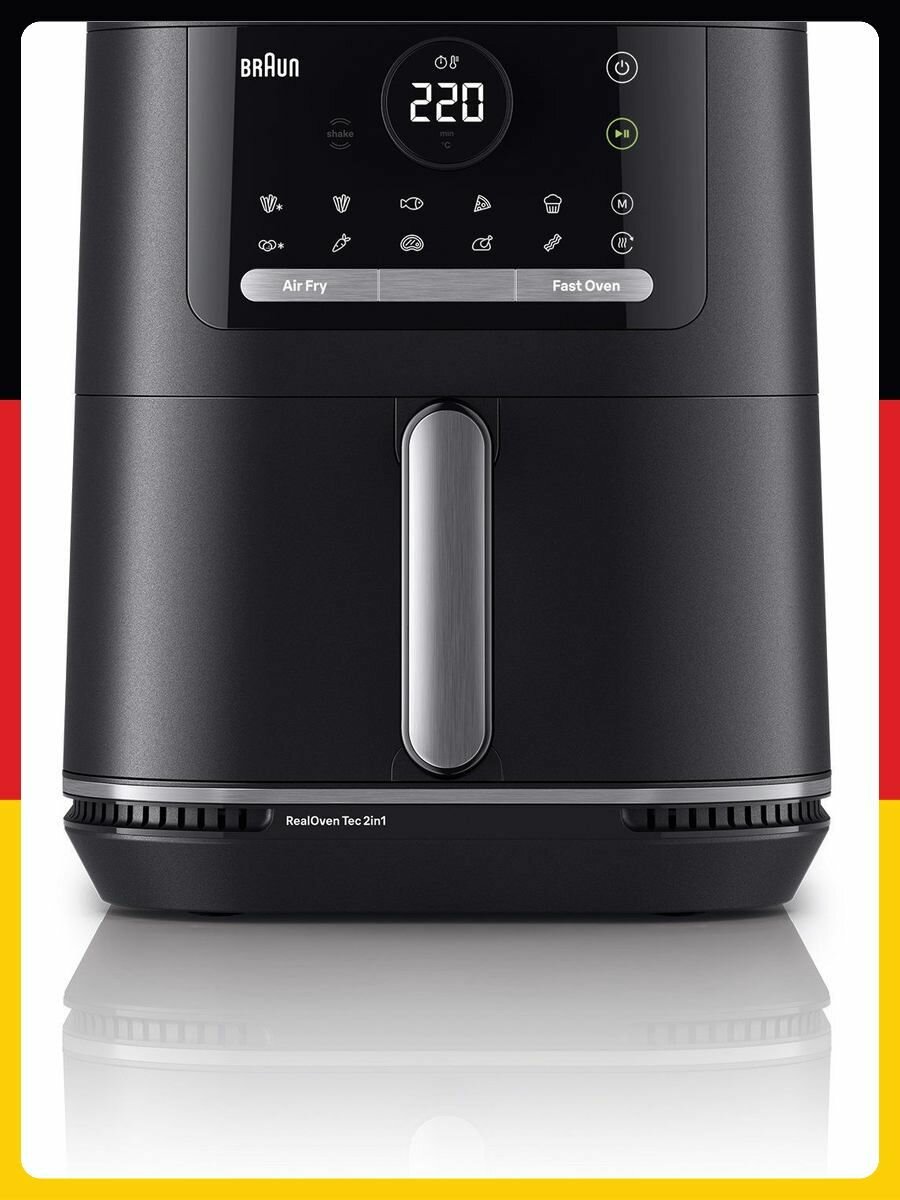 Фритюрница Braun Multifry 5 HF5050, IBK, пластик, черный, автовыключение