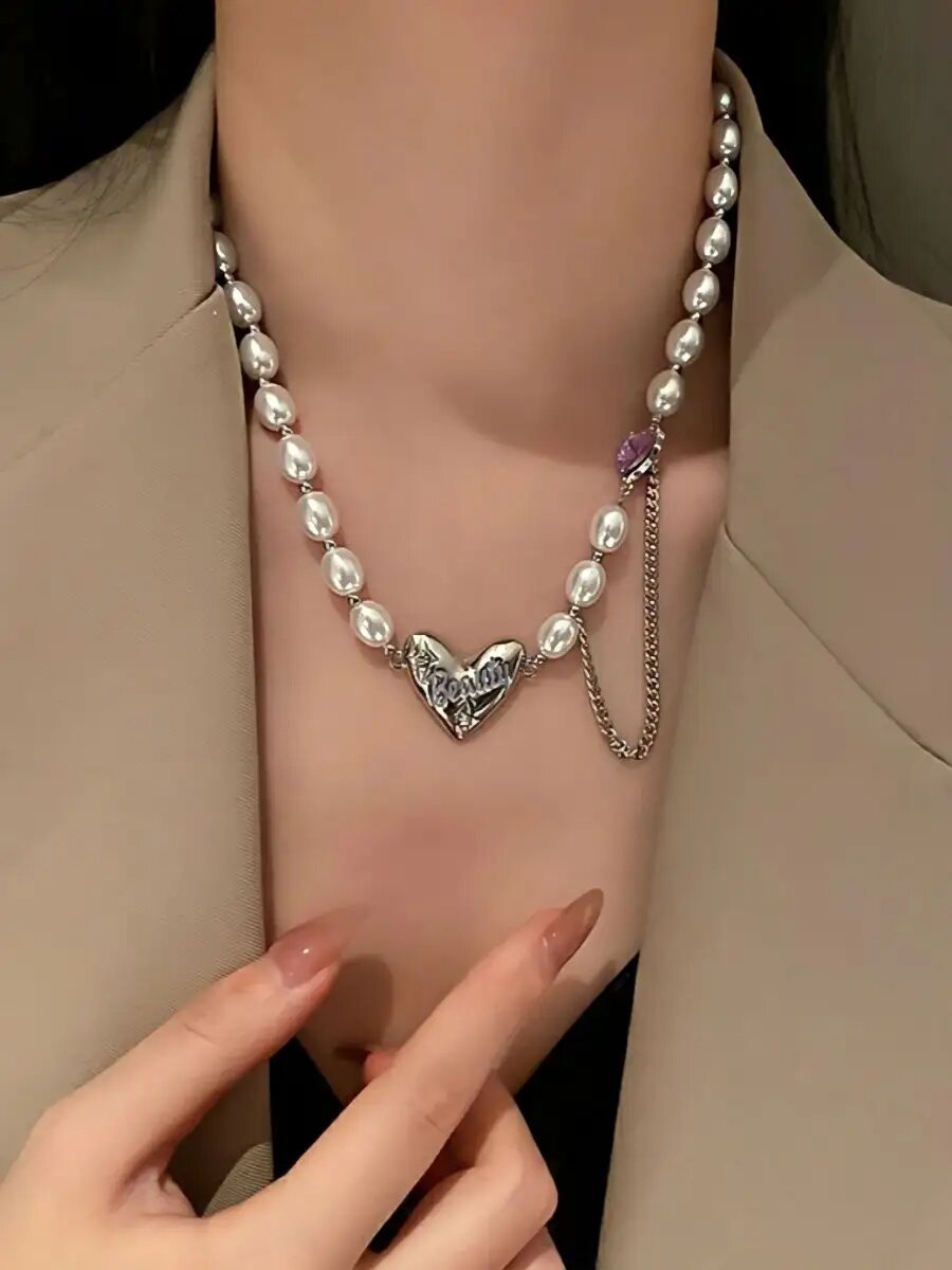 Колье, кристаллы Swarovski