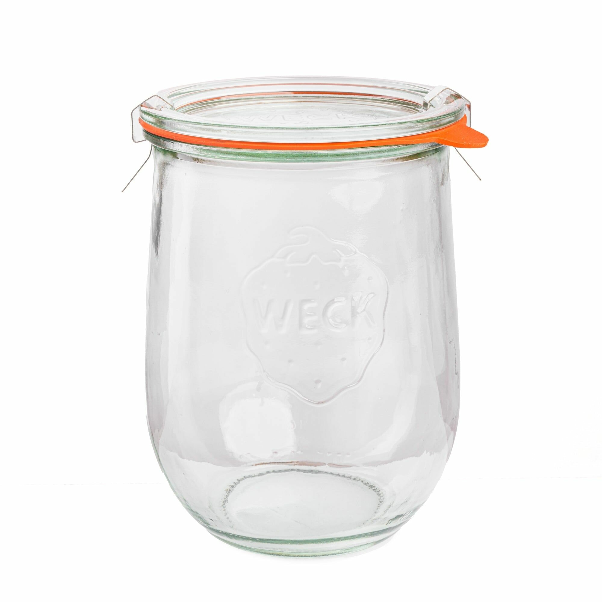 Банка для хранения продуктов Weck Тюльпан 745 с герметичной крышкой, универсальная стеклянная емкость для кухни, закваски теста и цветов