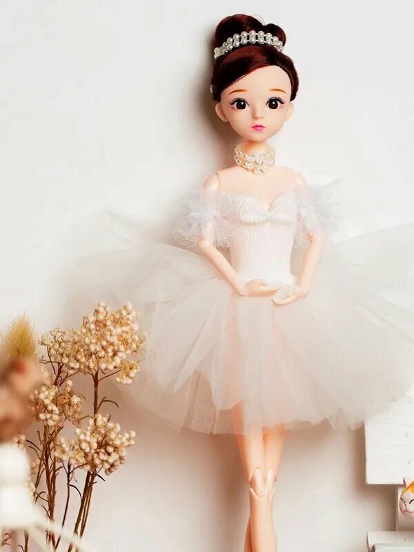 Шарнирная кукла, балерина, 30 см