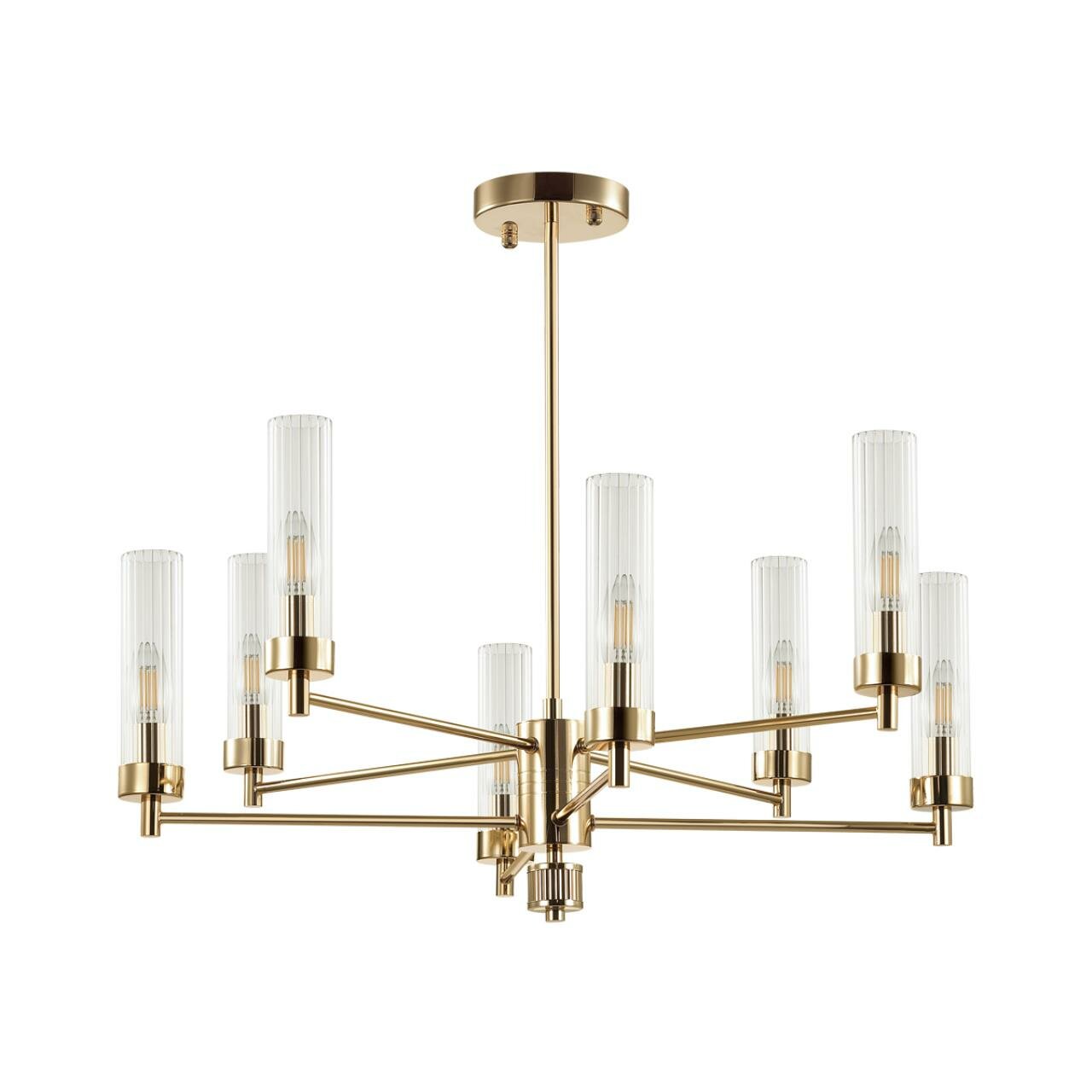 LUMION 5274/8C CLASSI LN26 102 золотой Люстра потолочная E14 8*40W 220V KAMILLA