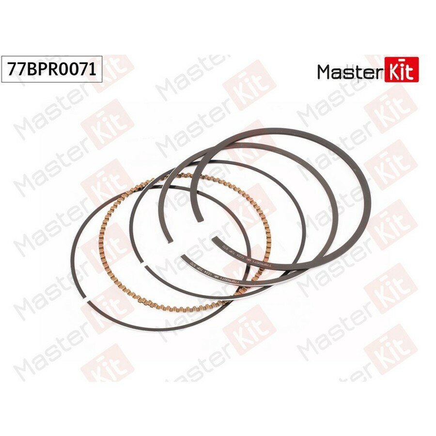 MASTERKIT 77BPR0071 кольца поршневые (К-Т на 1 поршень)(STD) HYUNDAI/KIA G4FG