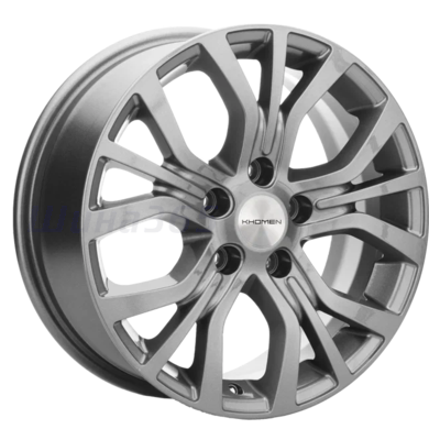 Литой колесный диск Khomen Wheels KHW1608 (Qashqai) 6,5x16/5x114,3 ET40 D66,1 Gray