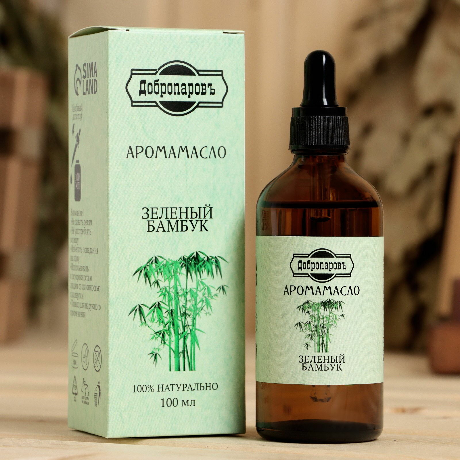 Эфирное масло "Зелёный бамбук", 100 мл, группа ароматов: древесные