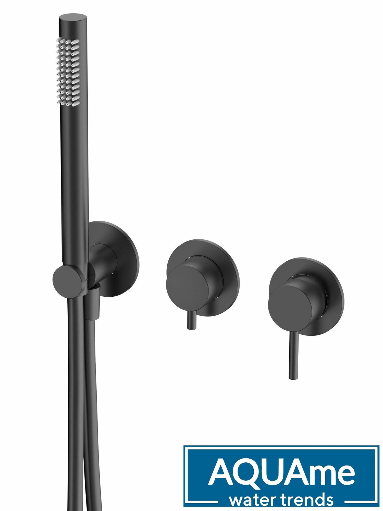 Смеситель для ванны с душем AQUAme Siena встраиваемый AQM8805MB