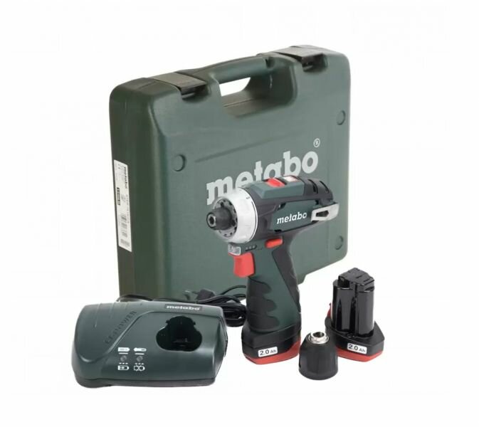 Аккумуляторная-дрель шуруповерт Metabo PowerMaxx BS, быстросъемный патрон (618140310)