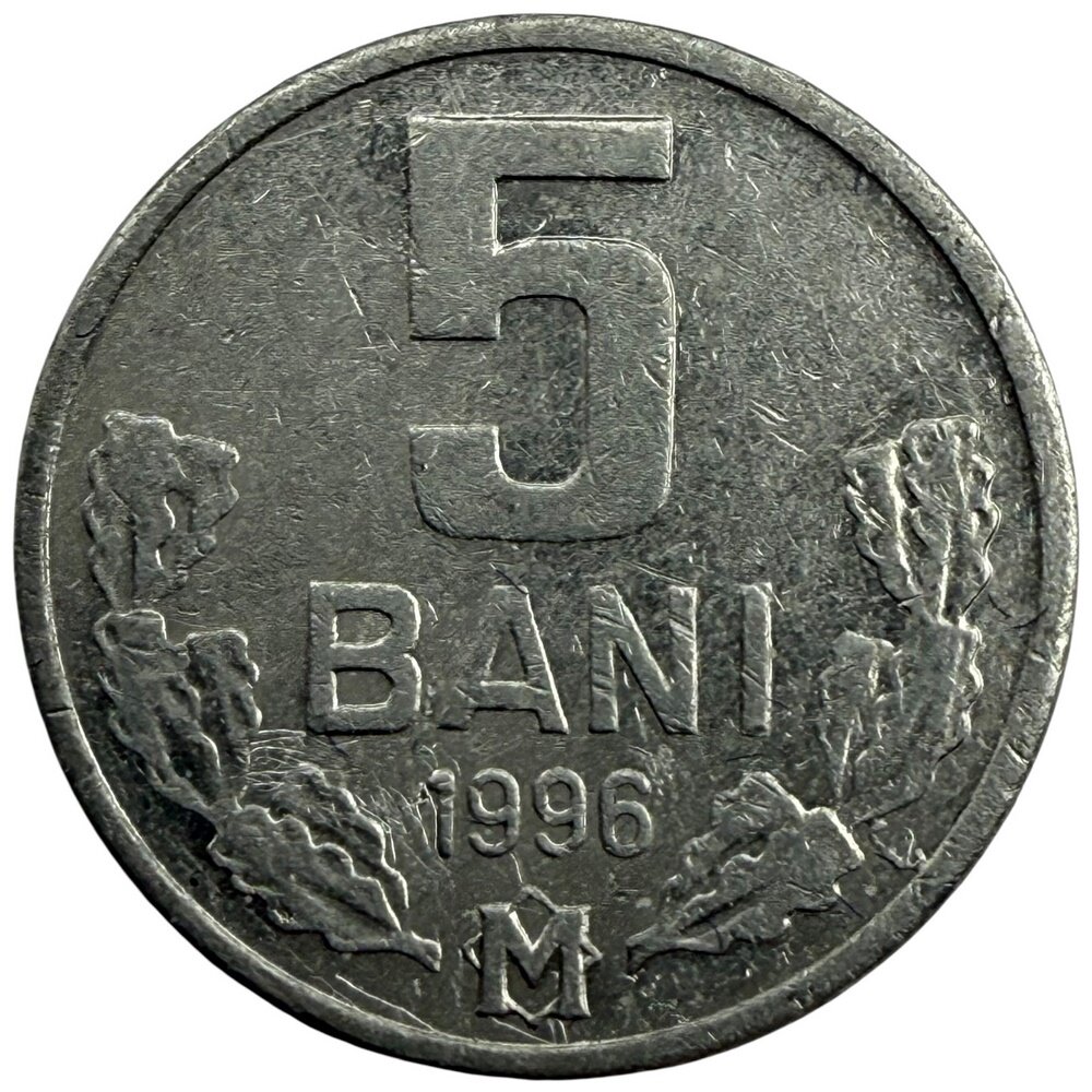 Молдова (Молдавия) 5 бани (баней) 1996 г.