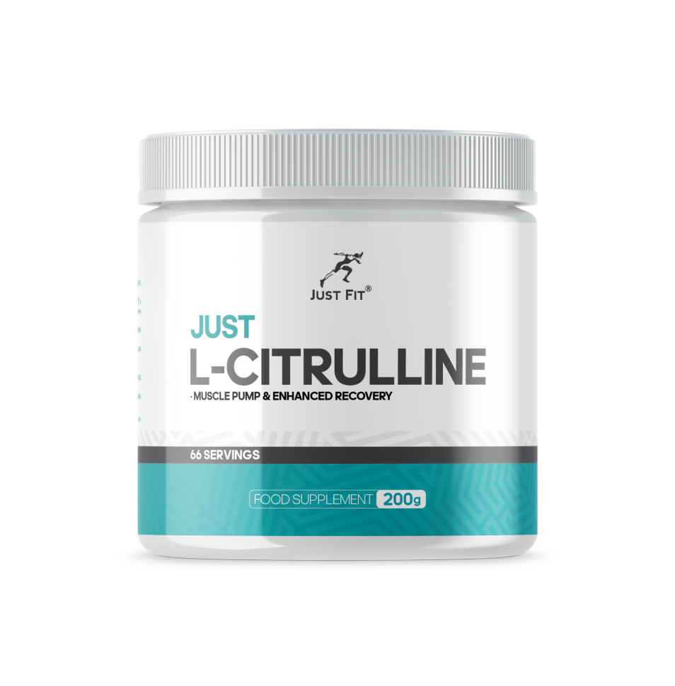 Just Fit Citrulline Цитруллин Малат 200 г банка со вкусом манго
