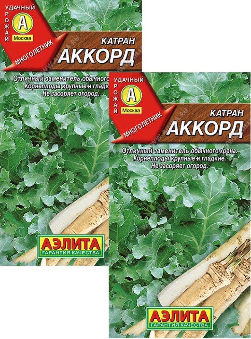 Семена Катран (хрен) Аккорд (0,3 г), 2 пакета, Агрофирма Аэлита