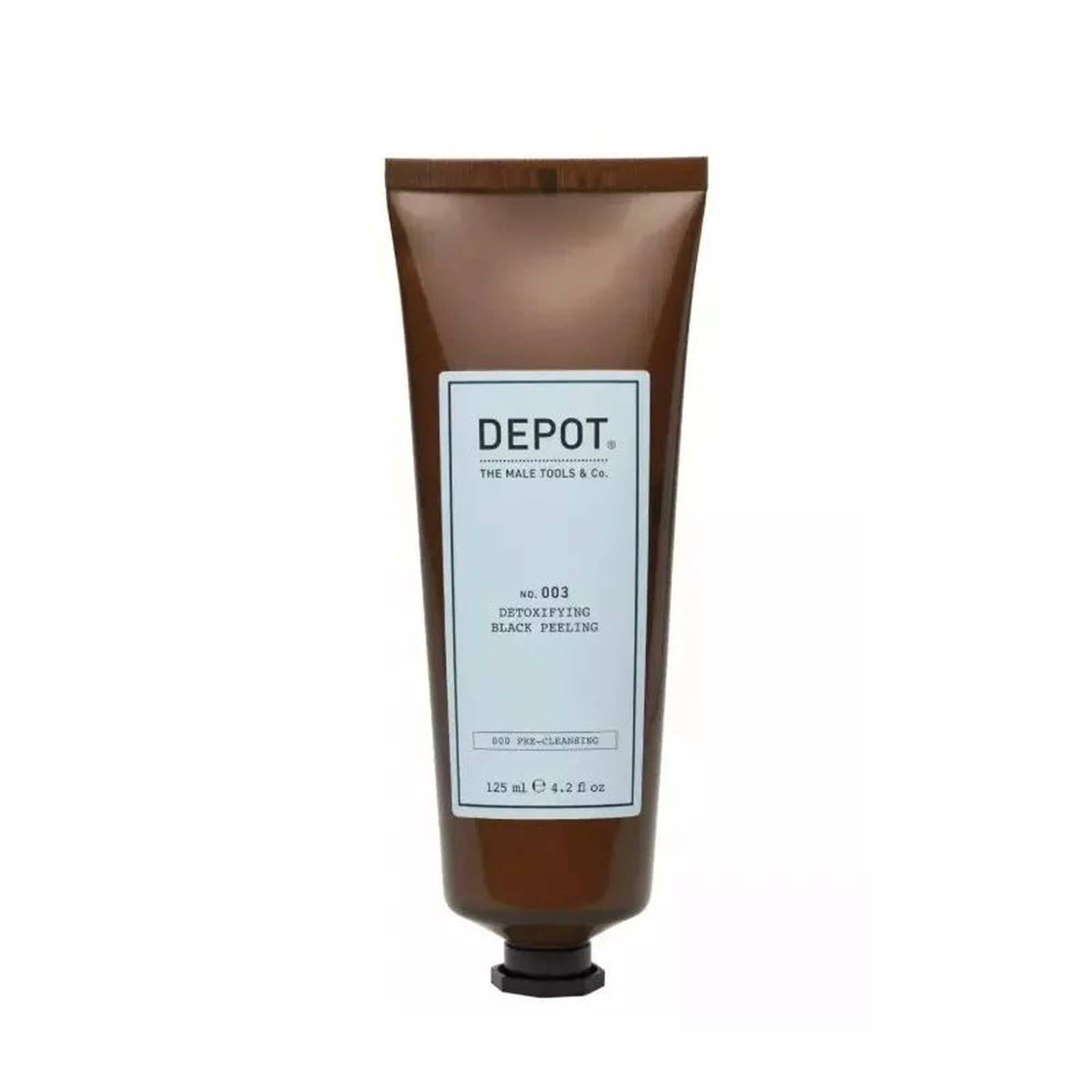 Depot Детоксифицирующий черный пилинг для кожи головы мужской no. 003,125 мл