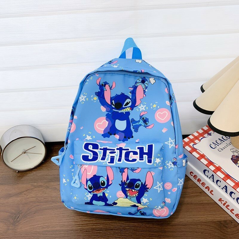 Cute love bubble ice cream lilo angel cartoon printed children backpack for kids school and playtime blue