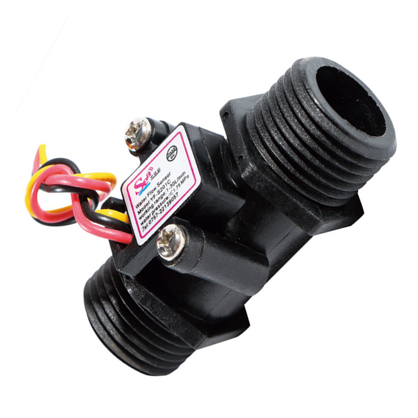 Обновление G1/2 "Датчик Холла расхода воды Переключатель Расходомера Счетчик расходомера 1-25Л/мин Простая Установка Расходомера жидкости