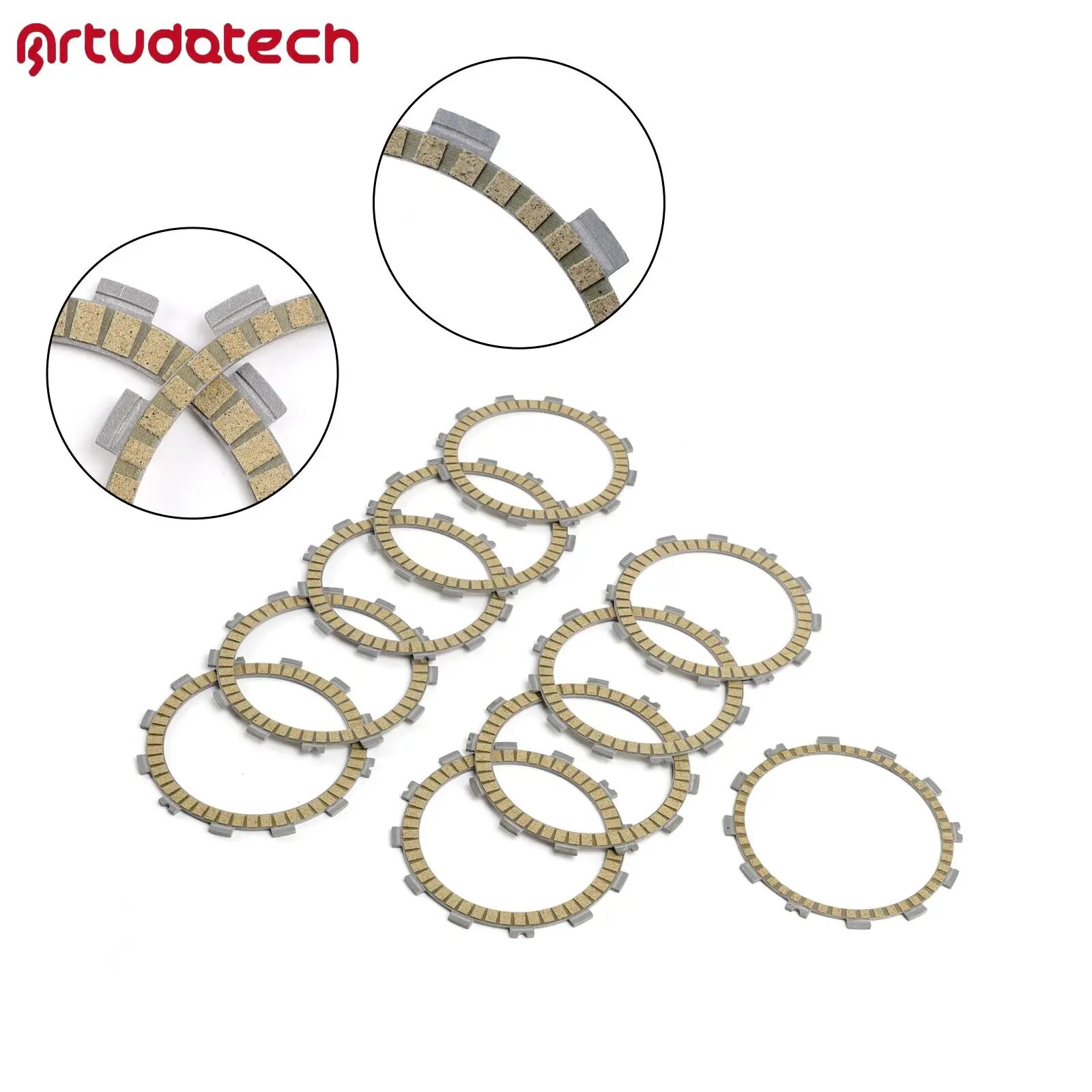 Комплект фрикционных дисков сцепления для Suzuki GSXR1000 K7/K8 2005-08 GSX-S1000 2018-2021