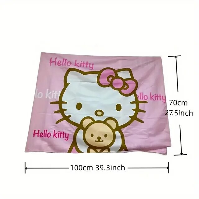 Мини-гобелен Hello Kitty Kawaii, настенный гобелен, мультяшный, милый, розовый, декор для комнаты, аксессуары для дома, подарок на день рождения, Рождество,