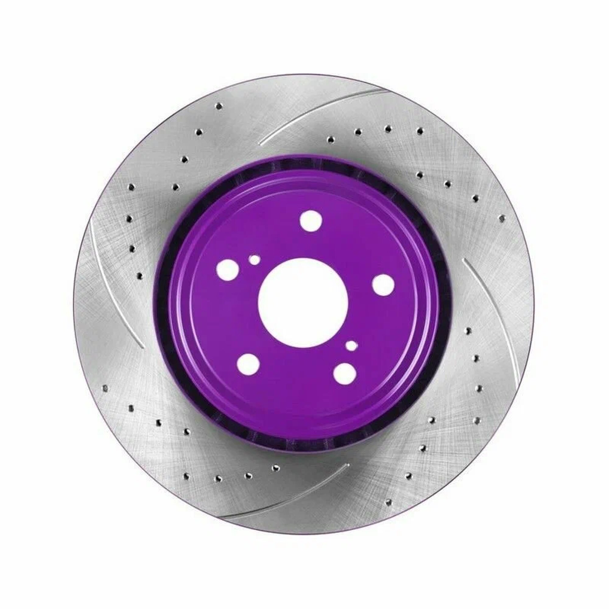 Тормозной диск передний перфорированный для Hyundai (Хендай)/ Kia (Киа) Azera, Grandeur HG, i40, Kona, NIBK RN1644DSET