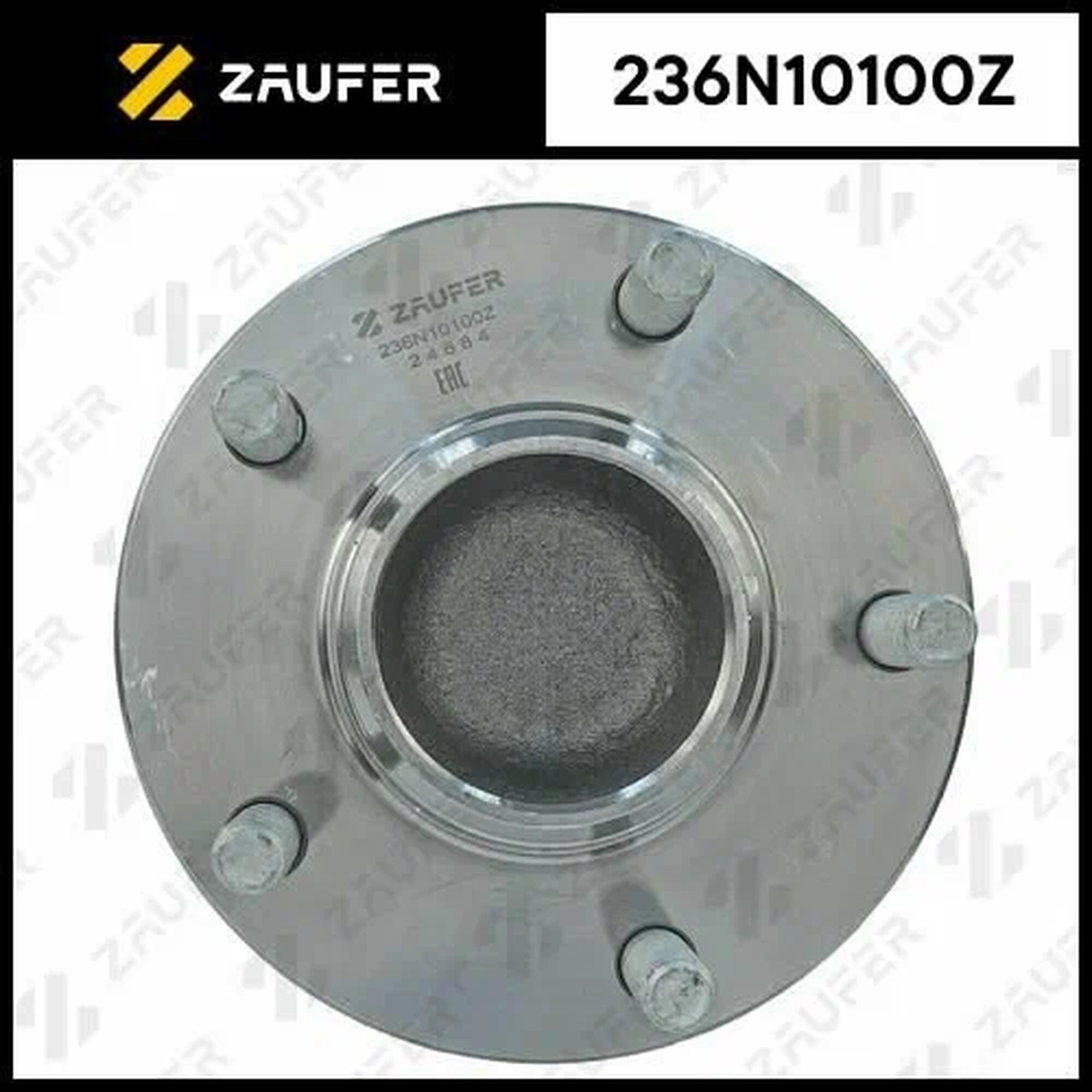 Ступица ZAUFER BP4K2615Z, для MAZDA 3/5, задняя, сталь, серый металлик