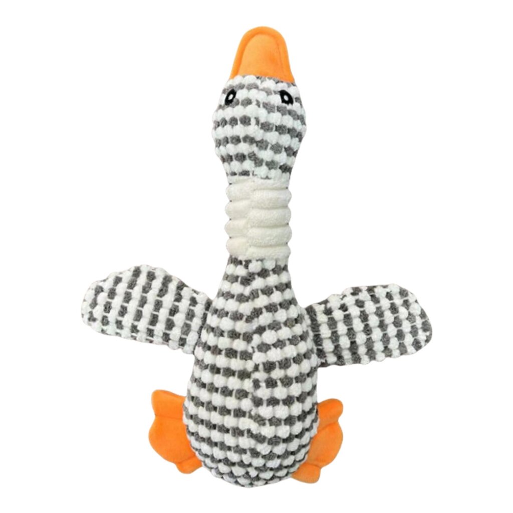 Ананасовый Бархат Гусь Pet Игрушка-Ананас Бархат Белый Гусь