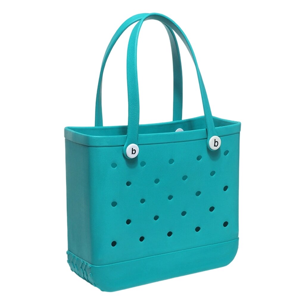 Сумка с отверстиями водонепроницаемая и износостойкая пляжная сумка-lake green
