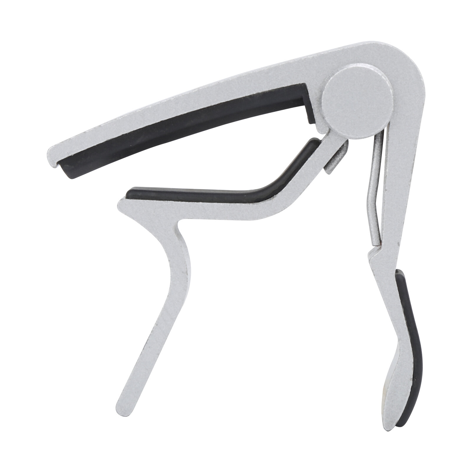 1 шт. гитарный каподастр 5 шт. целлулоидный медиатор из цинкового сплава, аксессуары для ремонта струнных инструментов (серебро)