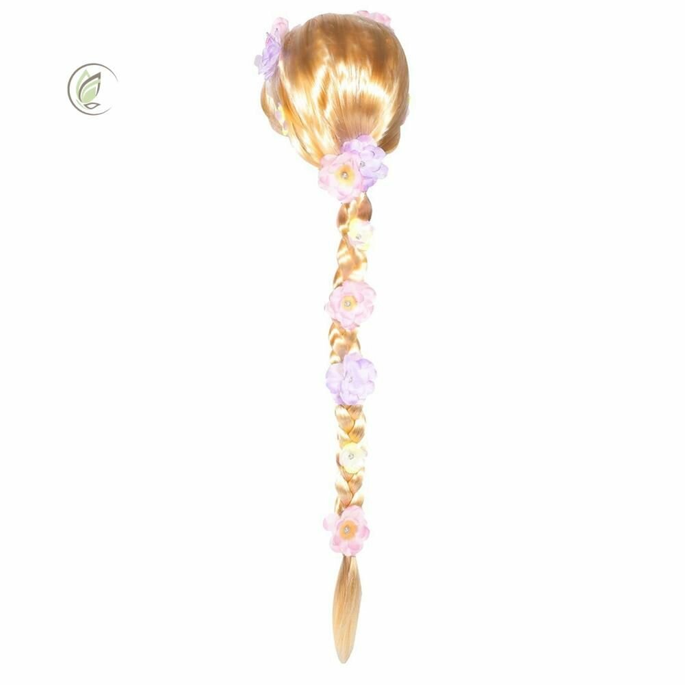 (T I N M) Парик Зачарованной Рапунцель С Большой Косой Принцессы Цветами