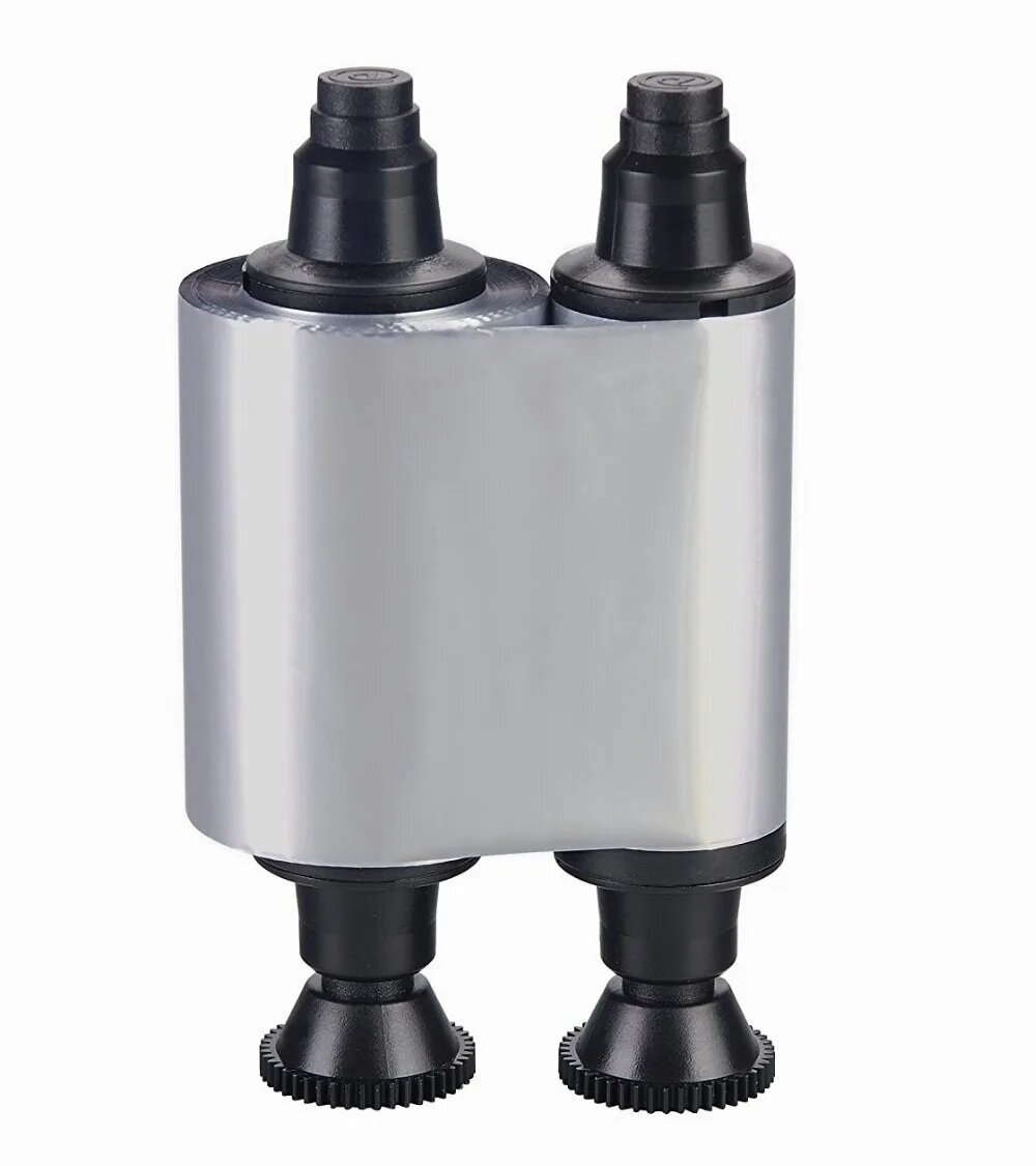 Совместимая серебряная монохромная лента evolis R2017, 1000 отпечатков для принтера гальки Evolis