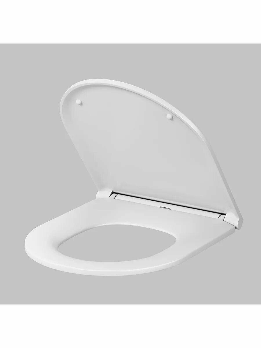 Сиденье для унитаза AM.PM Jump, с микролифтом, цвет белый, дюропласт