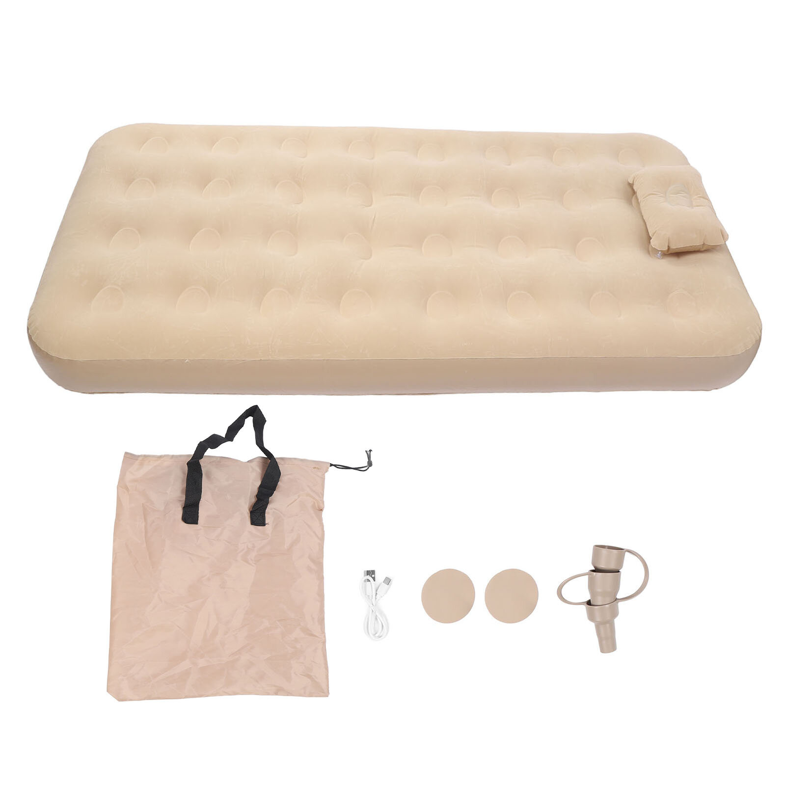 74,8 дюйма самонадувающийся воздушный матрас со встроенным насосом надувной матрас надувной спальный коврик надувная кровать для дома, кемпинга, путешествий