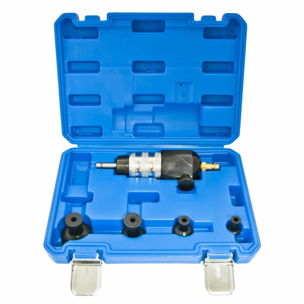 Приспособление для притирки клапанов пневматическое (20,30,35,40мм) Premium в кейсе эврика