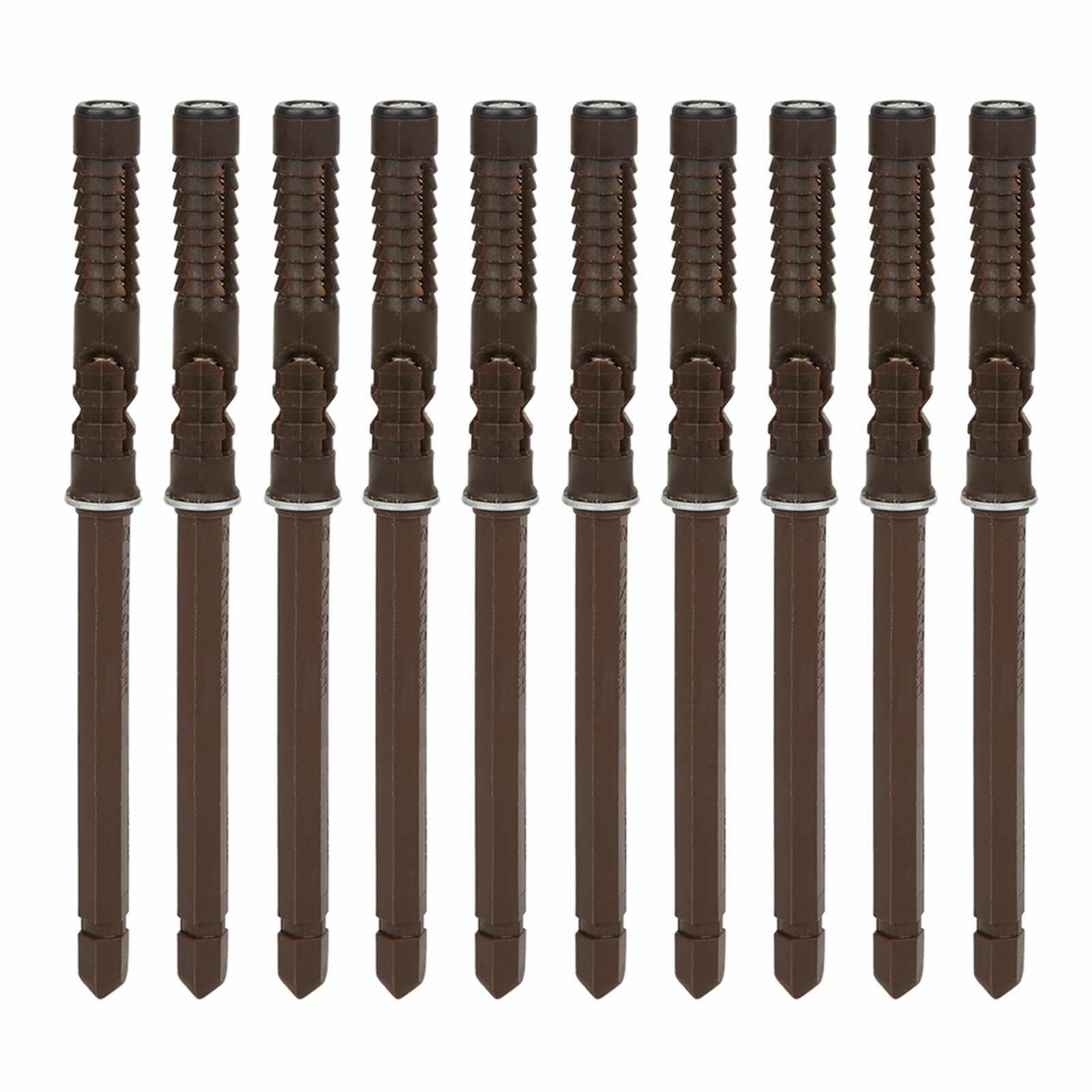 10 шт. Скрытые кронштейны для полок 10x100 мм, Металлические крепления для стен, Штанга для полок, Установка в ванной/офисе