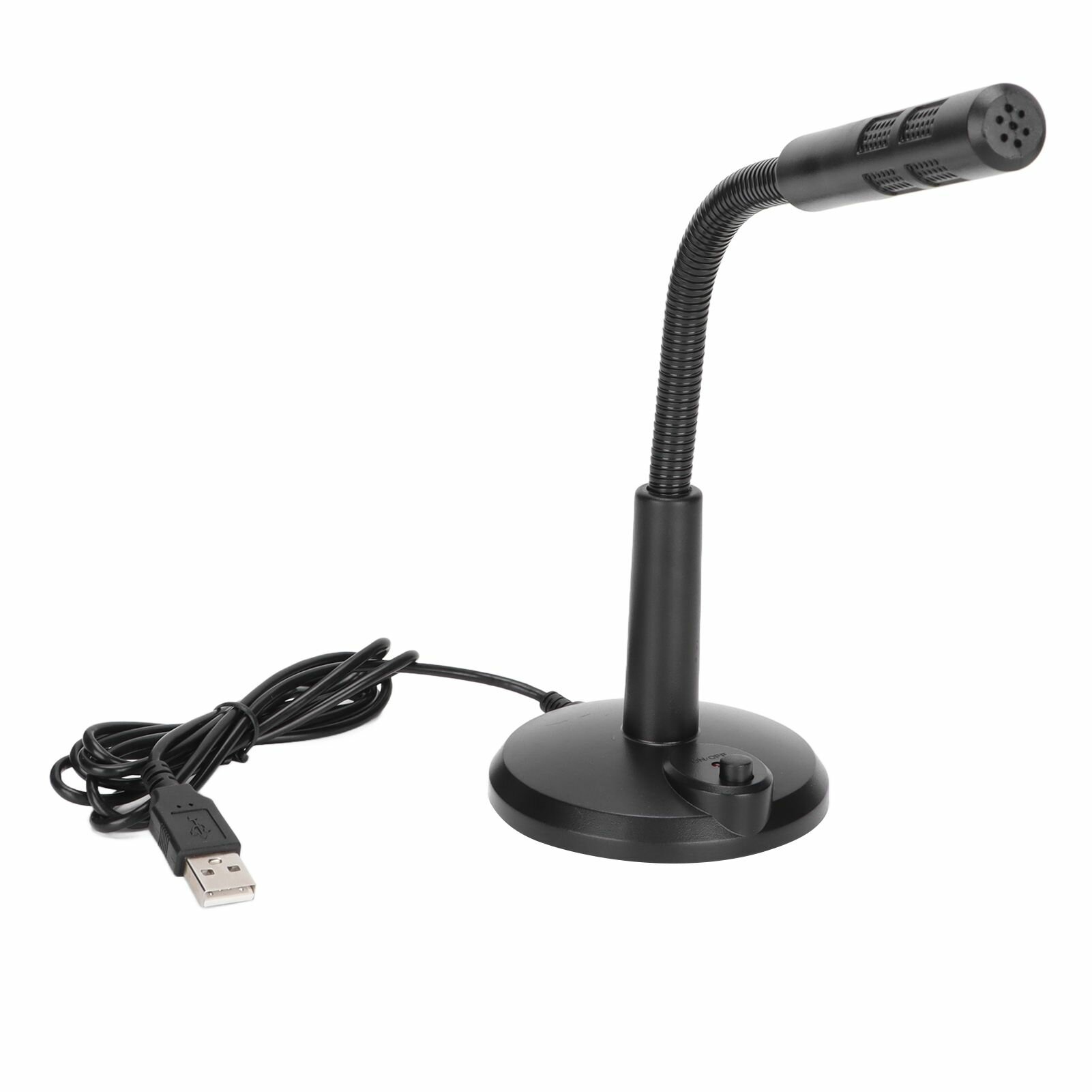 USB настольный микрофон plug&play, кнопка mute