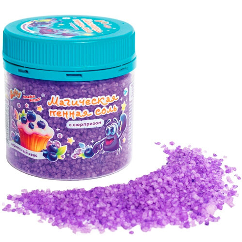 Соль для ванн Baffy Черничный кекс "Купайся весело!", детская D0263-V