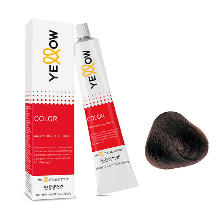 YELLOW PROFESSIONAL Ye Color Permanent Coloring Cream Ye Color Перманентная крем краска 6.45 100 мл