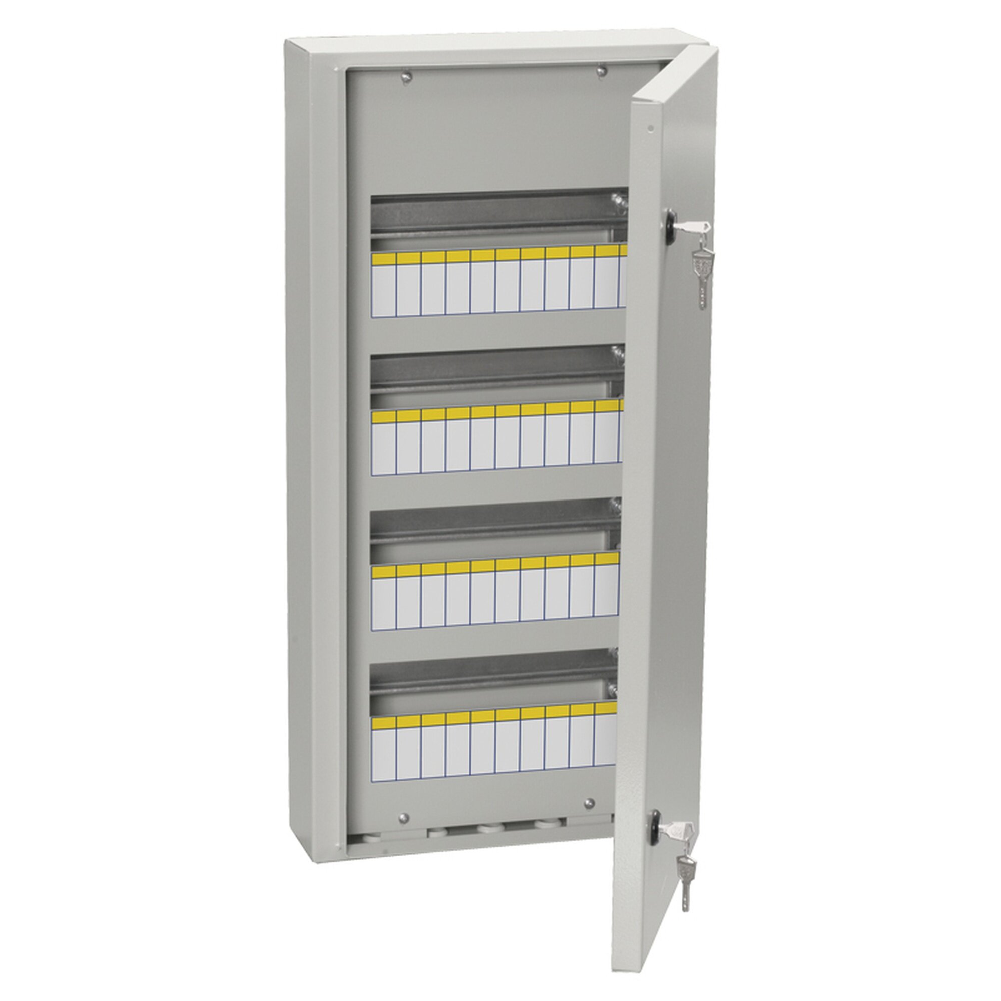 Щит распределительный IEK TITAN 3 ЩРн-48, металлический корпус, навесной, IP54, 670х330х120, замок с ключом