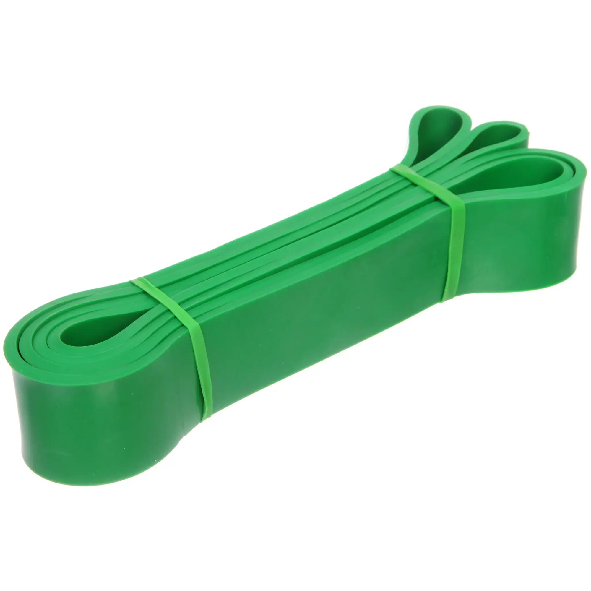 Резинка для фитнеса 45 мм, нагрузка 17-54 кг, латекс, зеленая