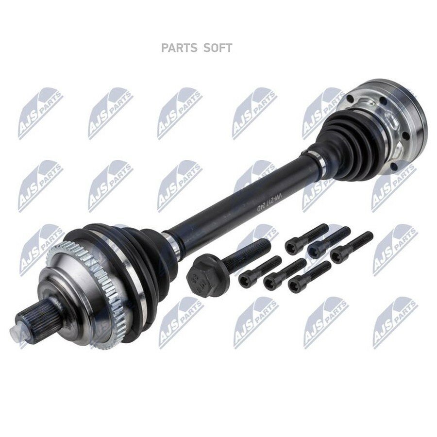 NTY NPW-VW-217 полуось VW T4 90- /FRONT, L=R/