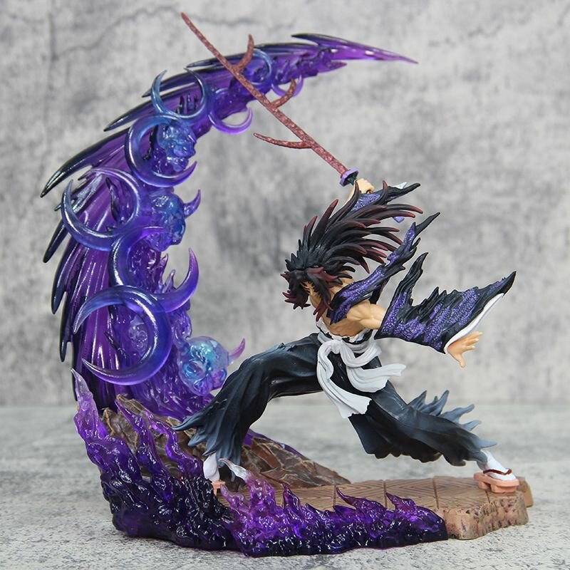 Фигурка аниме Клинок рассекающий демонов Кокушибо / Demon Slayer kimetsu no yaiba Kokushibo фигурки ; коллекционная статуэтка для рабочего стола, украшение для стола, 1 шт. (Высота 22 см)