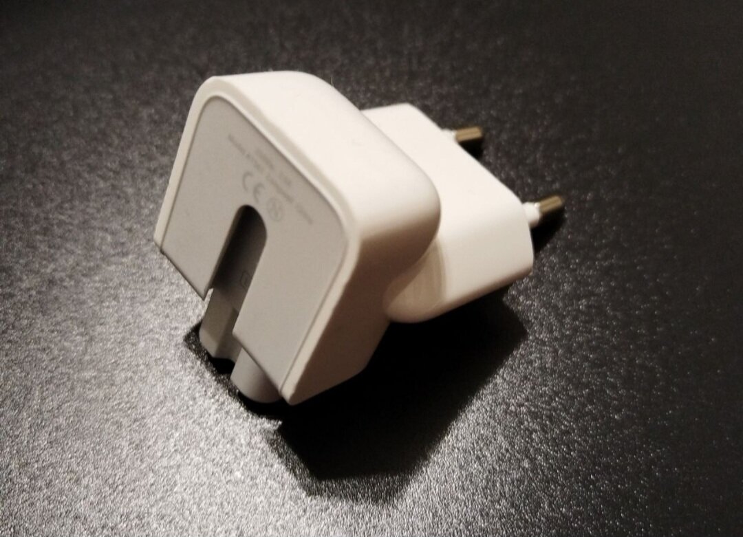 Переходник для блока питания Apple оригинальный OEM весс 30,5 грамма
