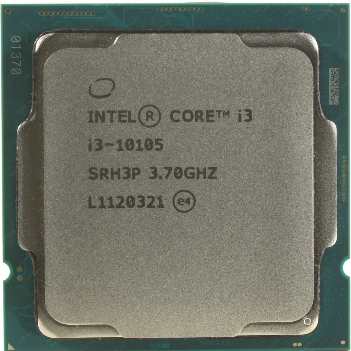 Процессор Intel Core i3-10105, 4 ядра, 3.7 ГГц (Turbo 4.4 ГГц), LGA 1200, OEM Intel UHD Graphics 630