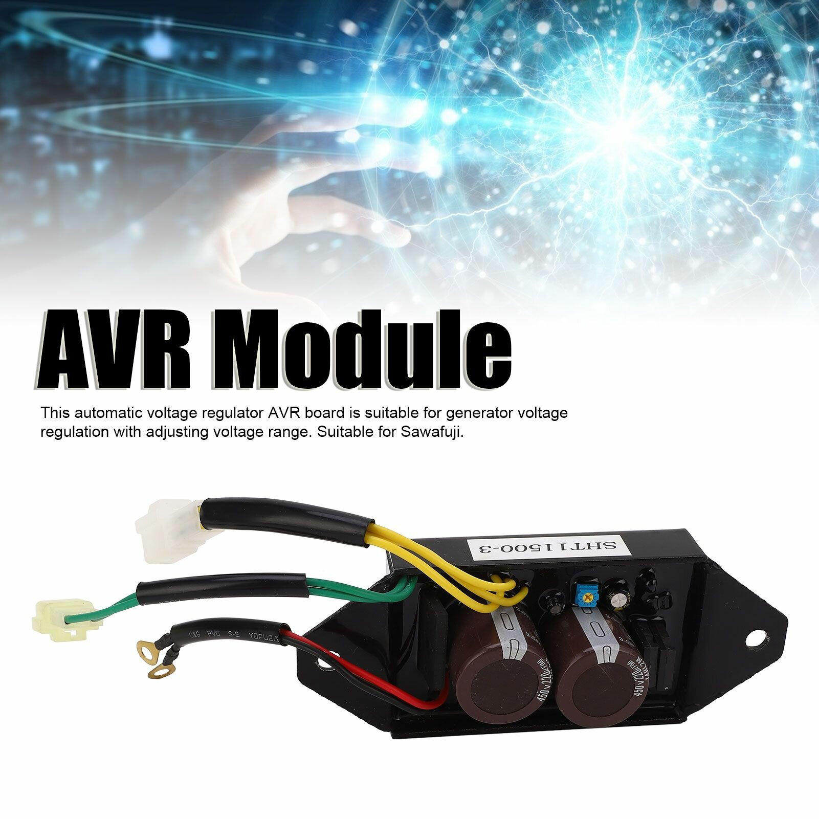 3-фазный AVR 380В 6-проводной для генератора Sawafuji, 50/60Гц