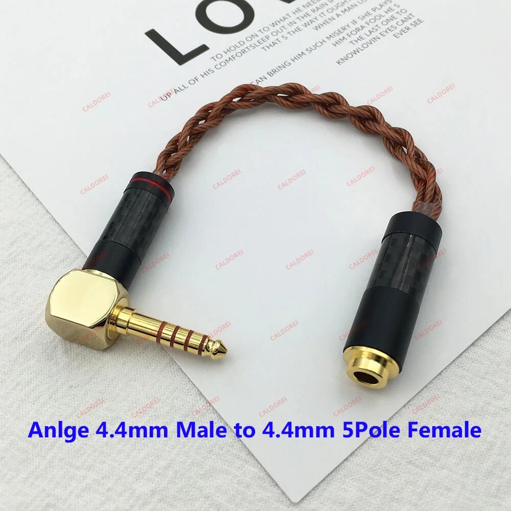 CALDOREI Аудиокабель 4.4 мм монокристаллический медный L 4.4M-4.4Female